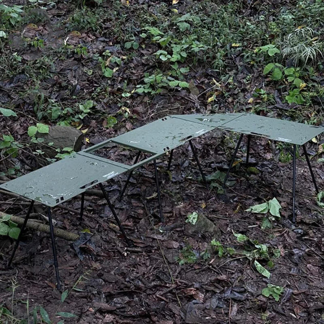 60*40 Aluminum Alloy Camping Tactical Table Set | Tryhomy